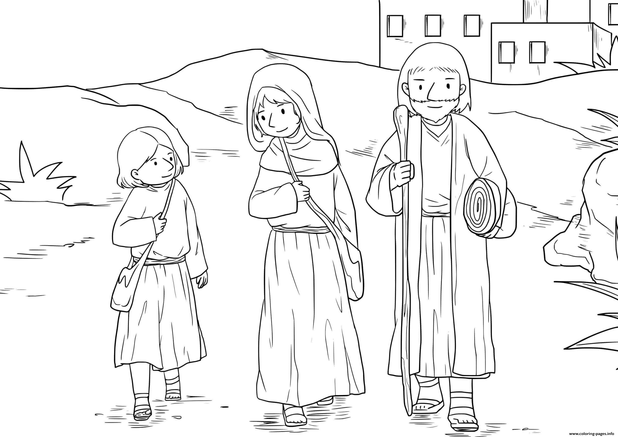 Jesus As Boy Luke 2 40 52 02 Coloring Page Printable